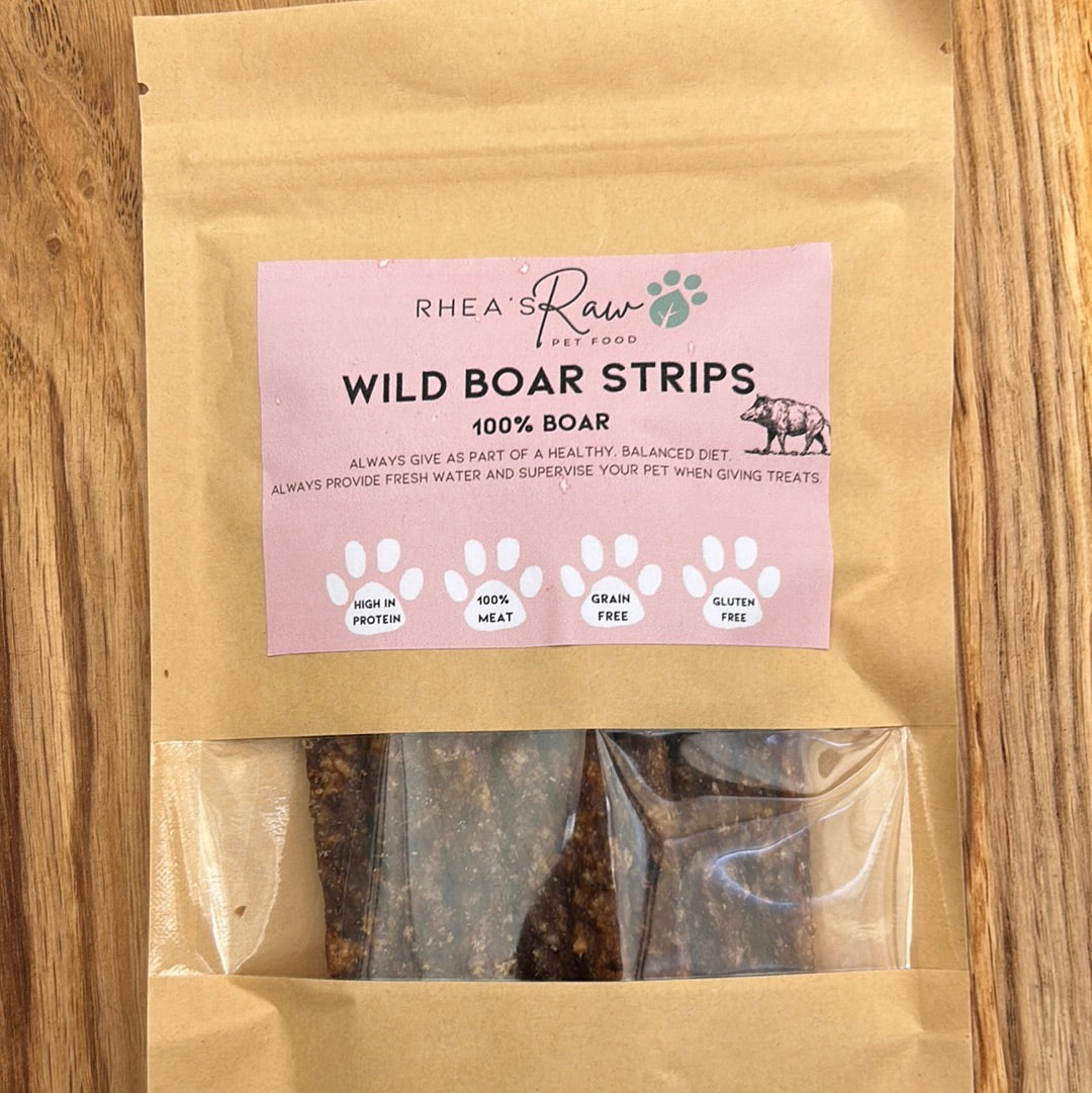Boar Meat Strips — RheasRaw